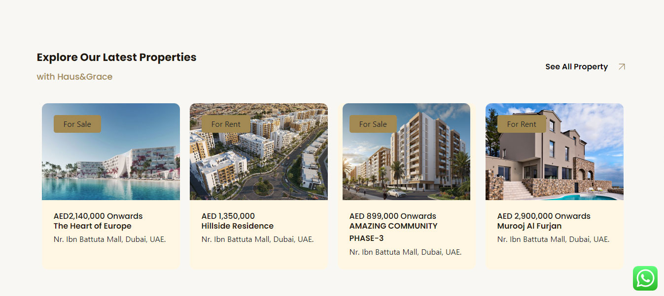 Website Design Company for Real Estate Agency Dubai : Website ...